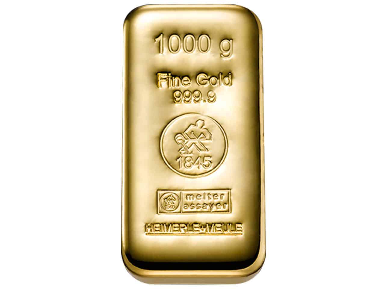 Lingot Or 1000 g | Comptoir Capital De l'Or